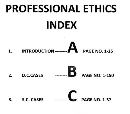 Professional Ethics Record Cases – LLB – TheSayeed